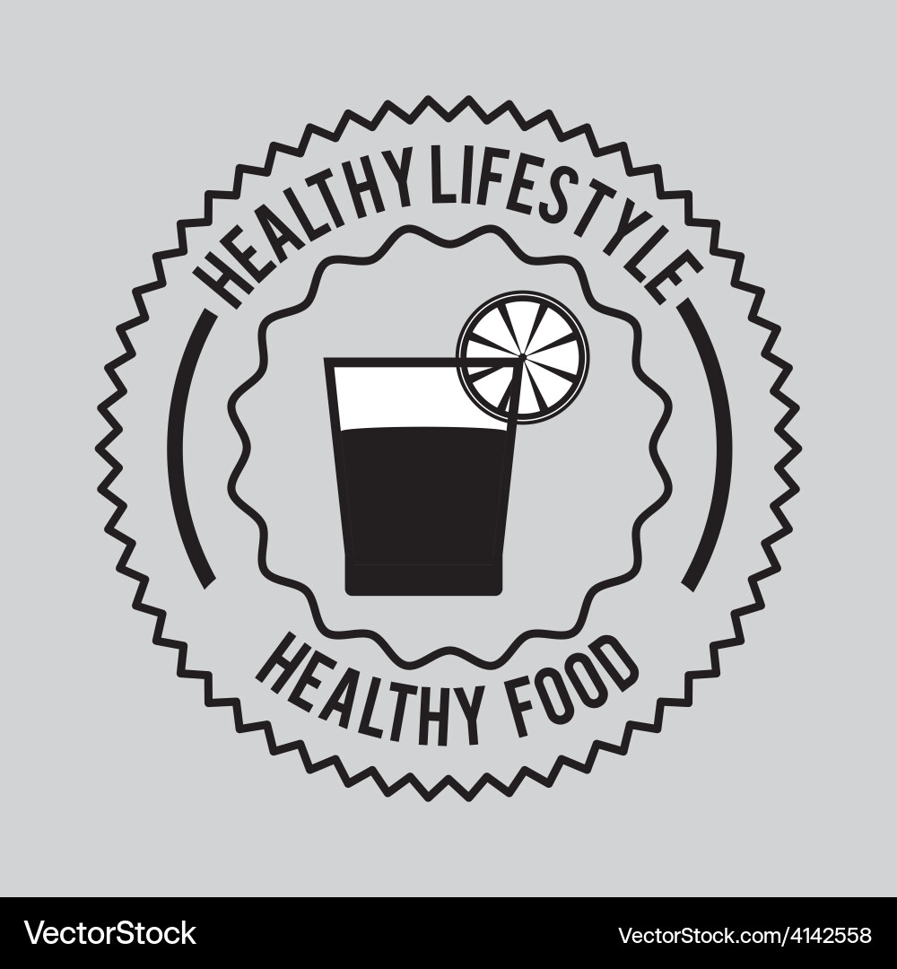 Healthy lifestyle design Royalty Free Vector Image