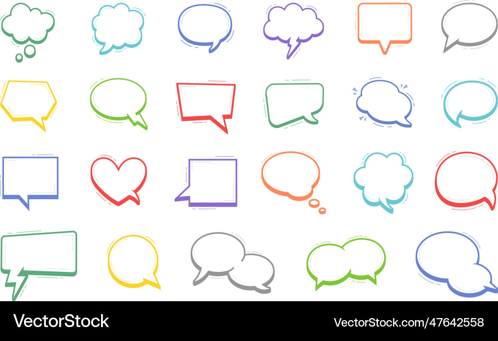Pop-up bubble with text space full color style Vector Image