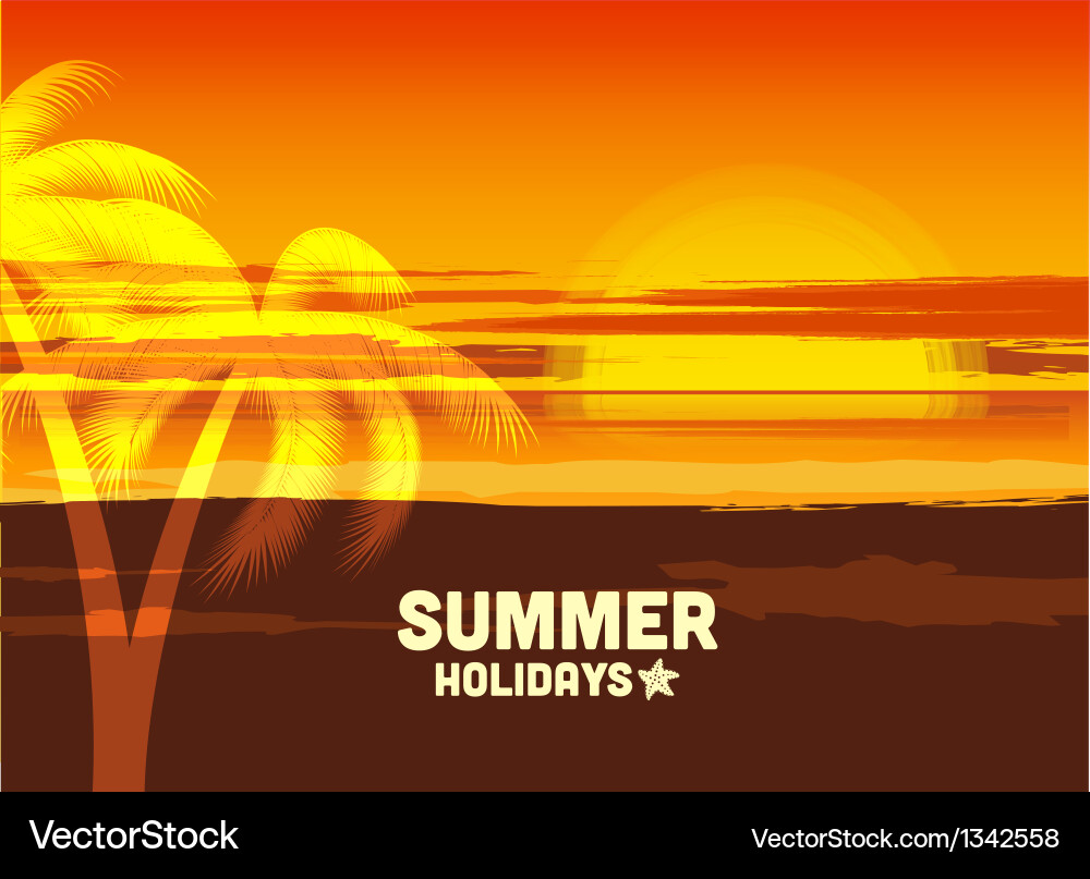Summer Royalty Free Vector Image - VectorStock