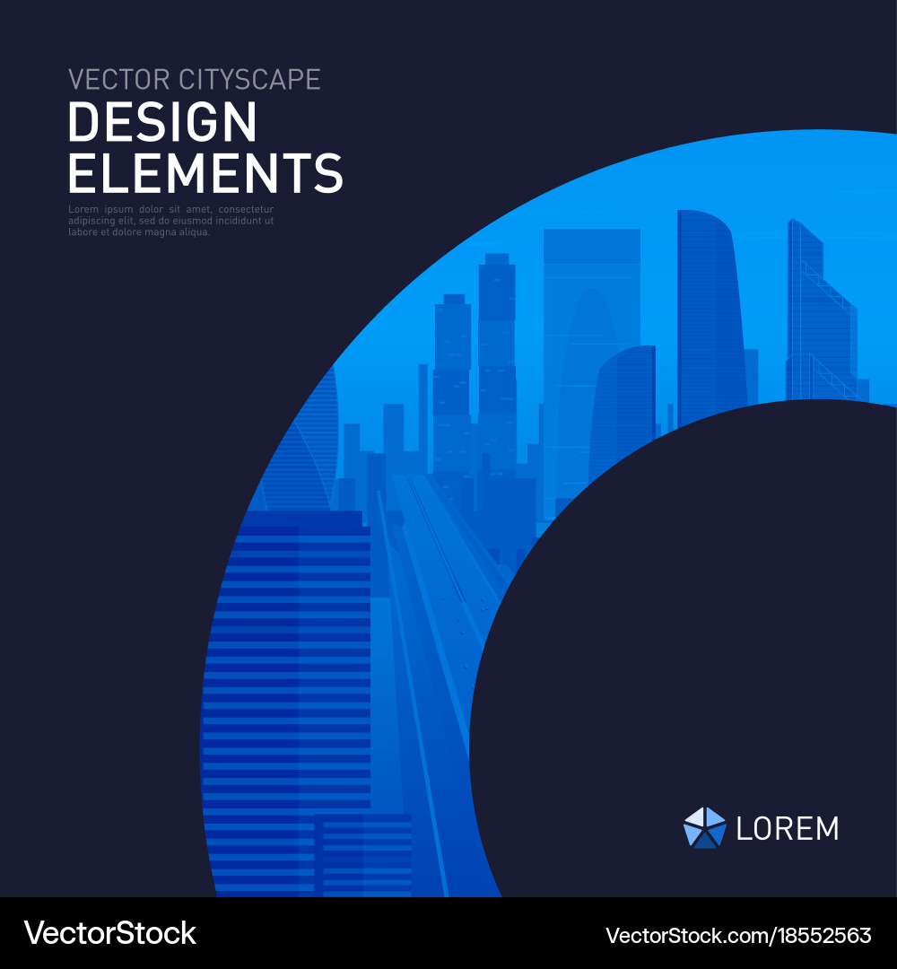 Modern background template design for investment Vector Image