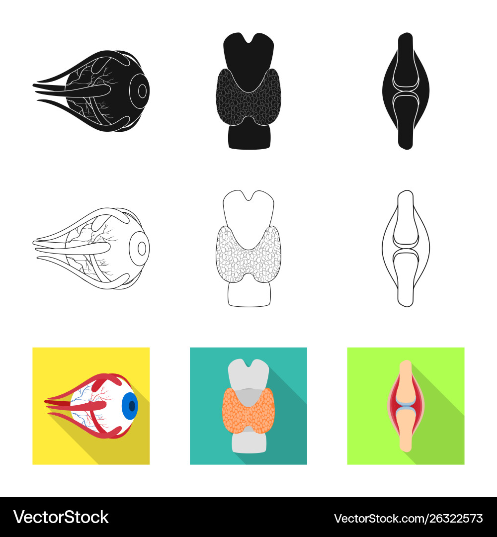 Biology and scientific logo Royalty Free Vector Image