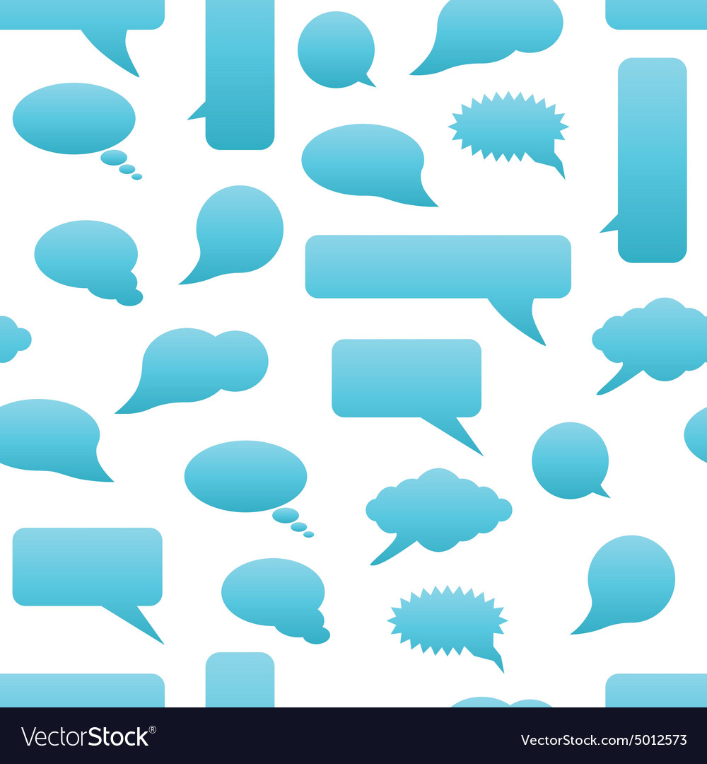 Communication seamless pattern Royalty Free Vector Image