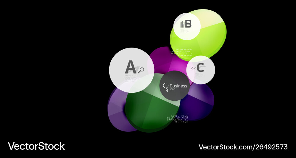 Modern advertising concept for wallpaper design Vector Image