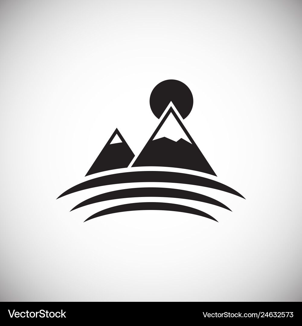 Nature related icon on background for graphic Vector Image