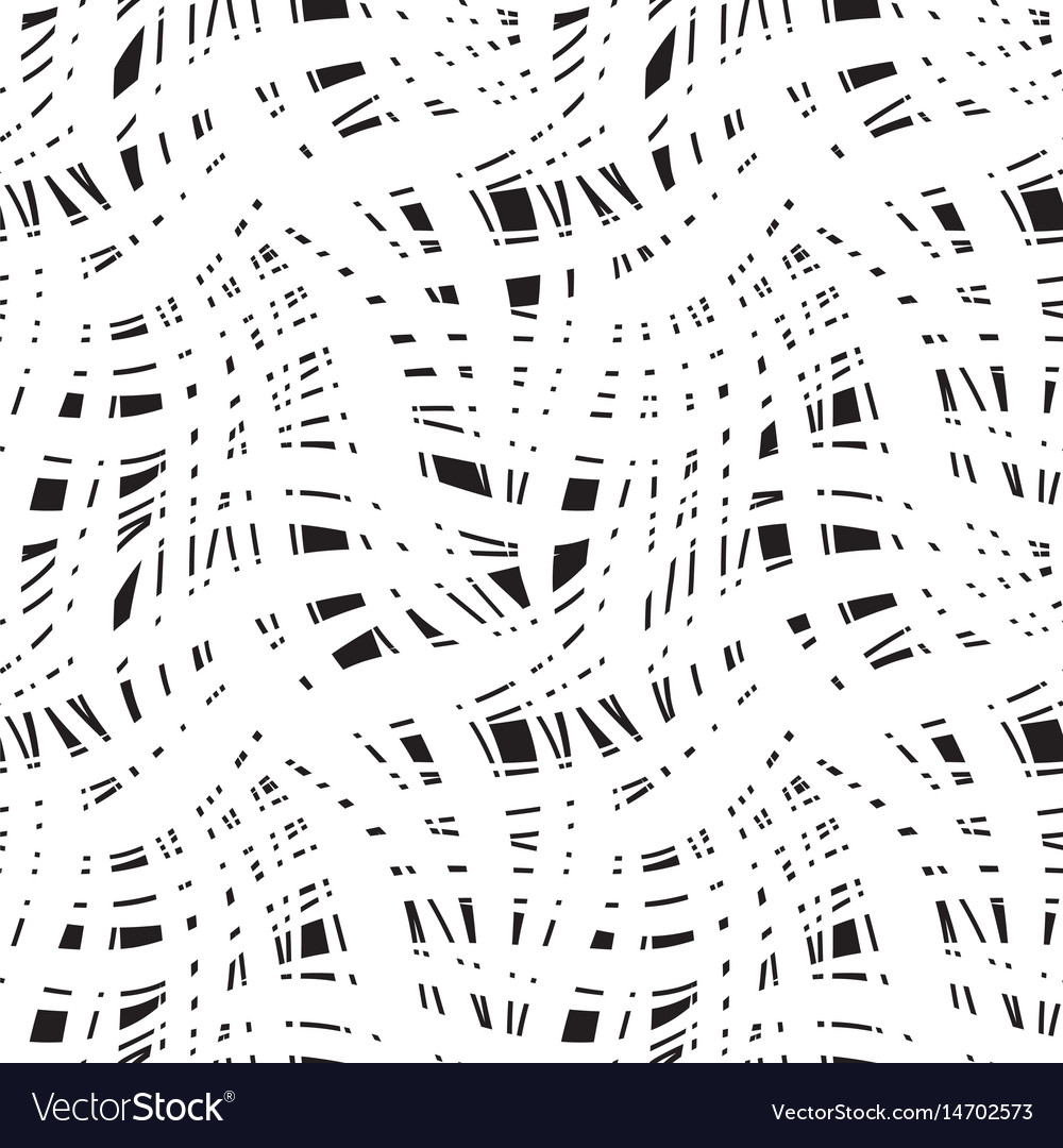 Seamless fabric net pattern with lines abstract Vector Image