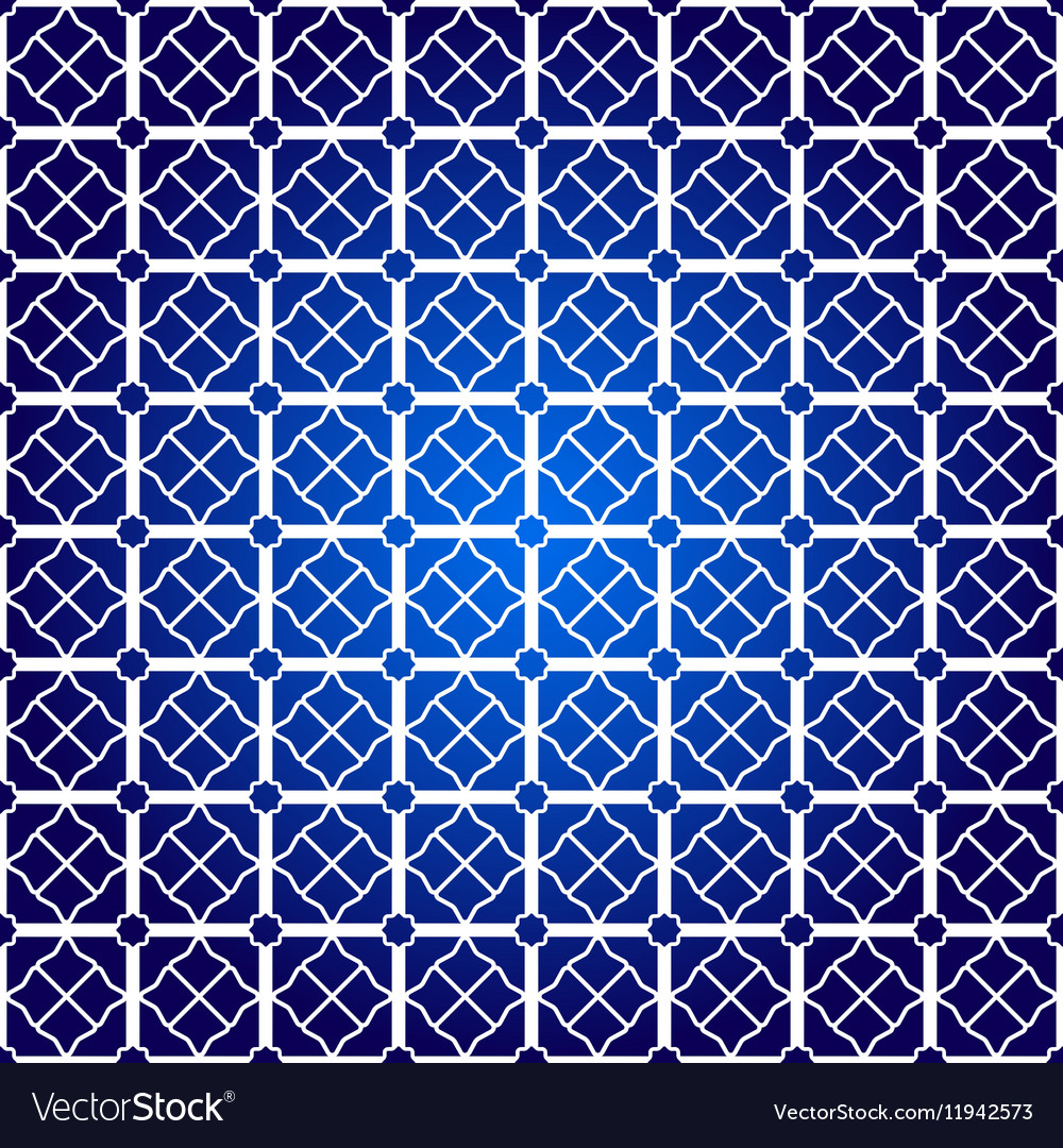 Square pattern on blue background Royalty Free Vector Image