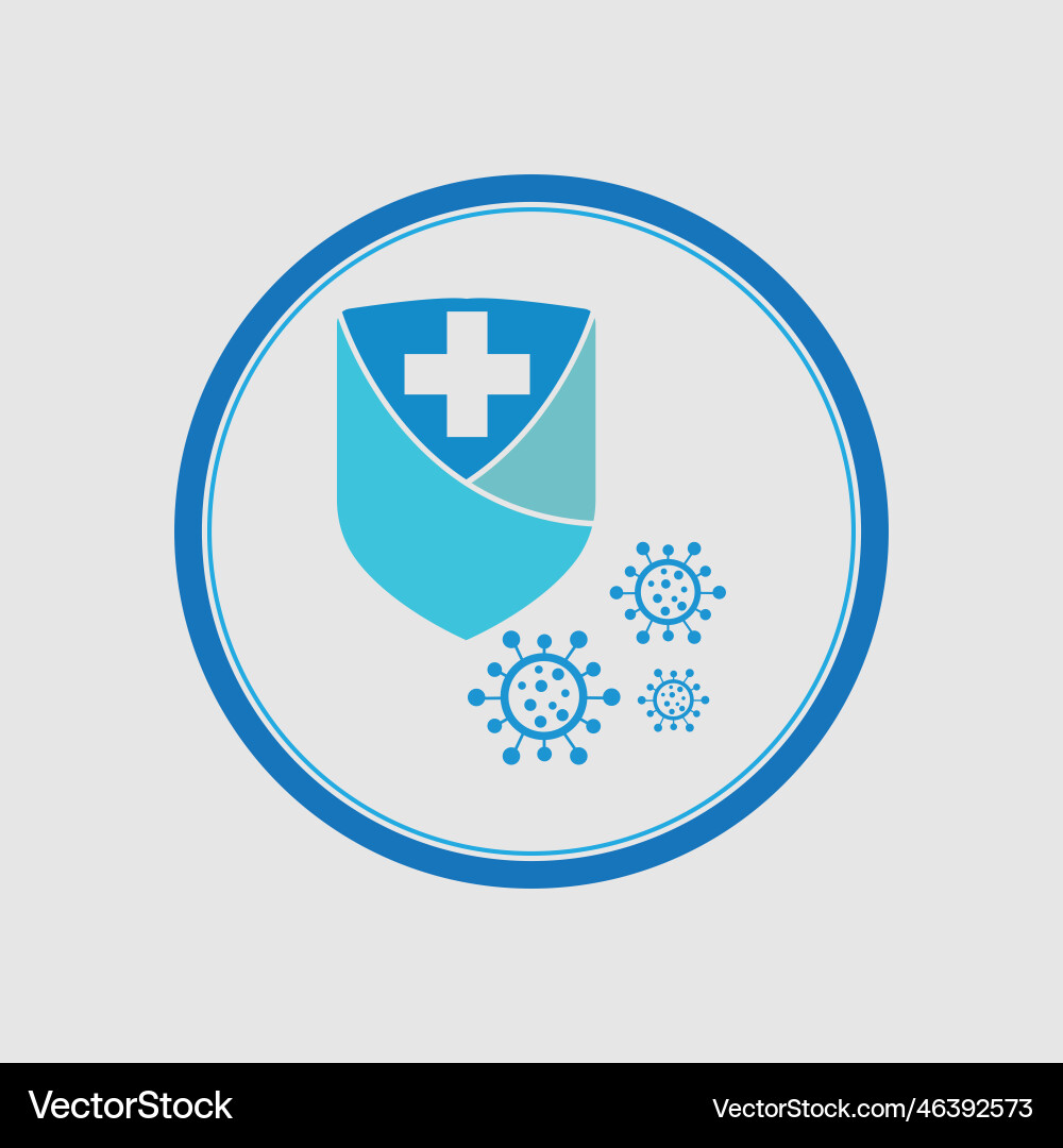 Virus protection logo images design Royalty Free Vector