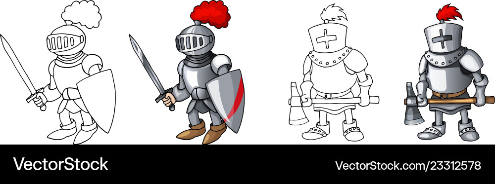 Top 166 + Easy to draw cartoon knight - Delhiteluguacademy.com