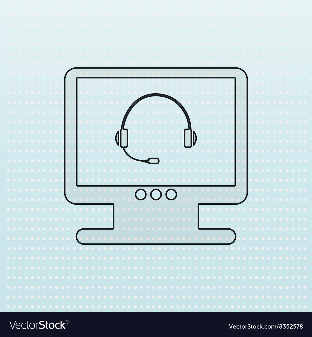 Computer technology design Royalty Free Vector Image