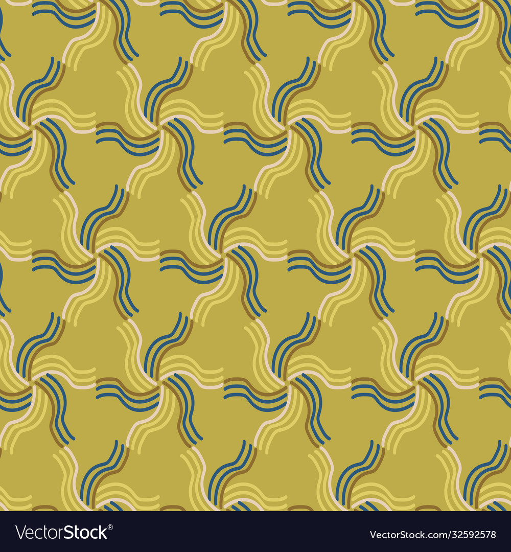 Seamless scribble line trellis texture Royalty Free Vector