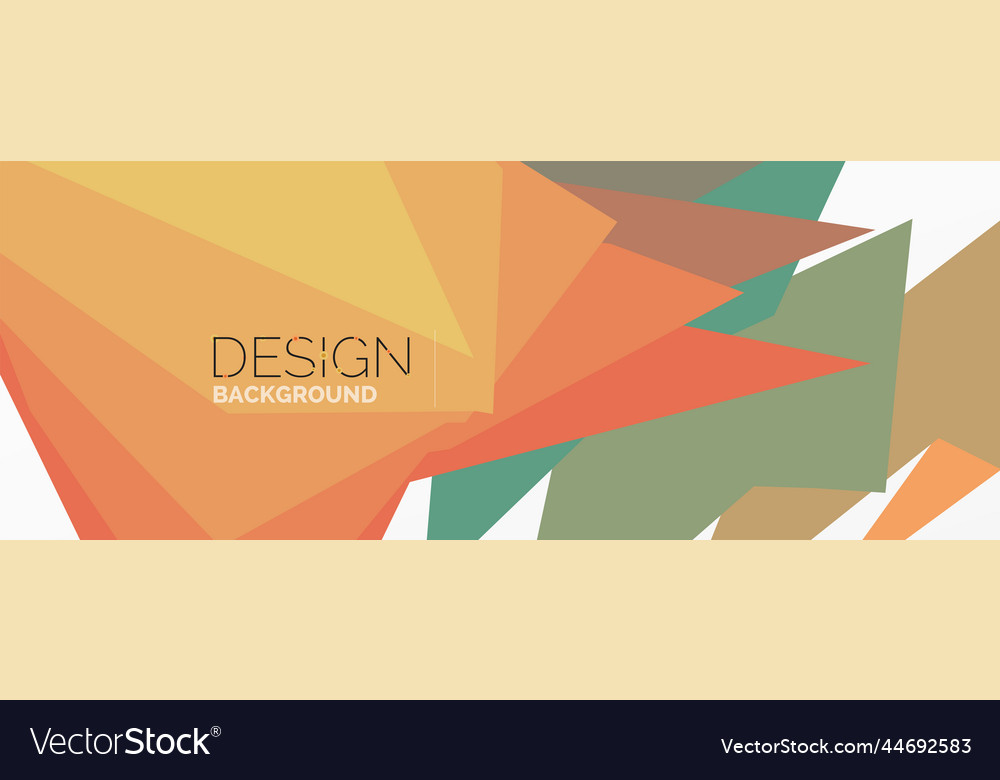 Background creative geometric shapes composition Vector Image