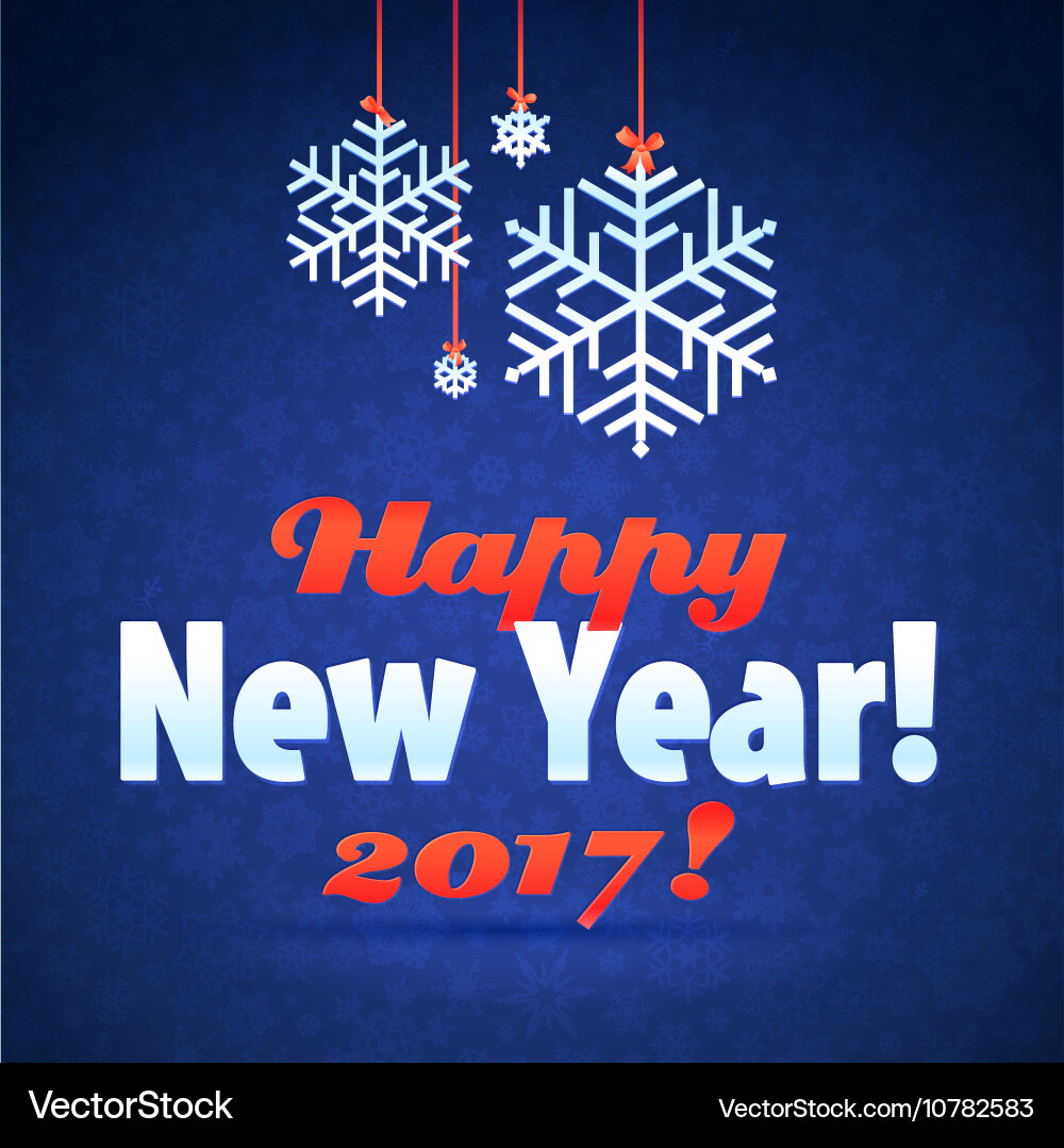 Happy new year greeting card background Royalty Free Vector