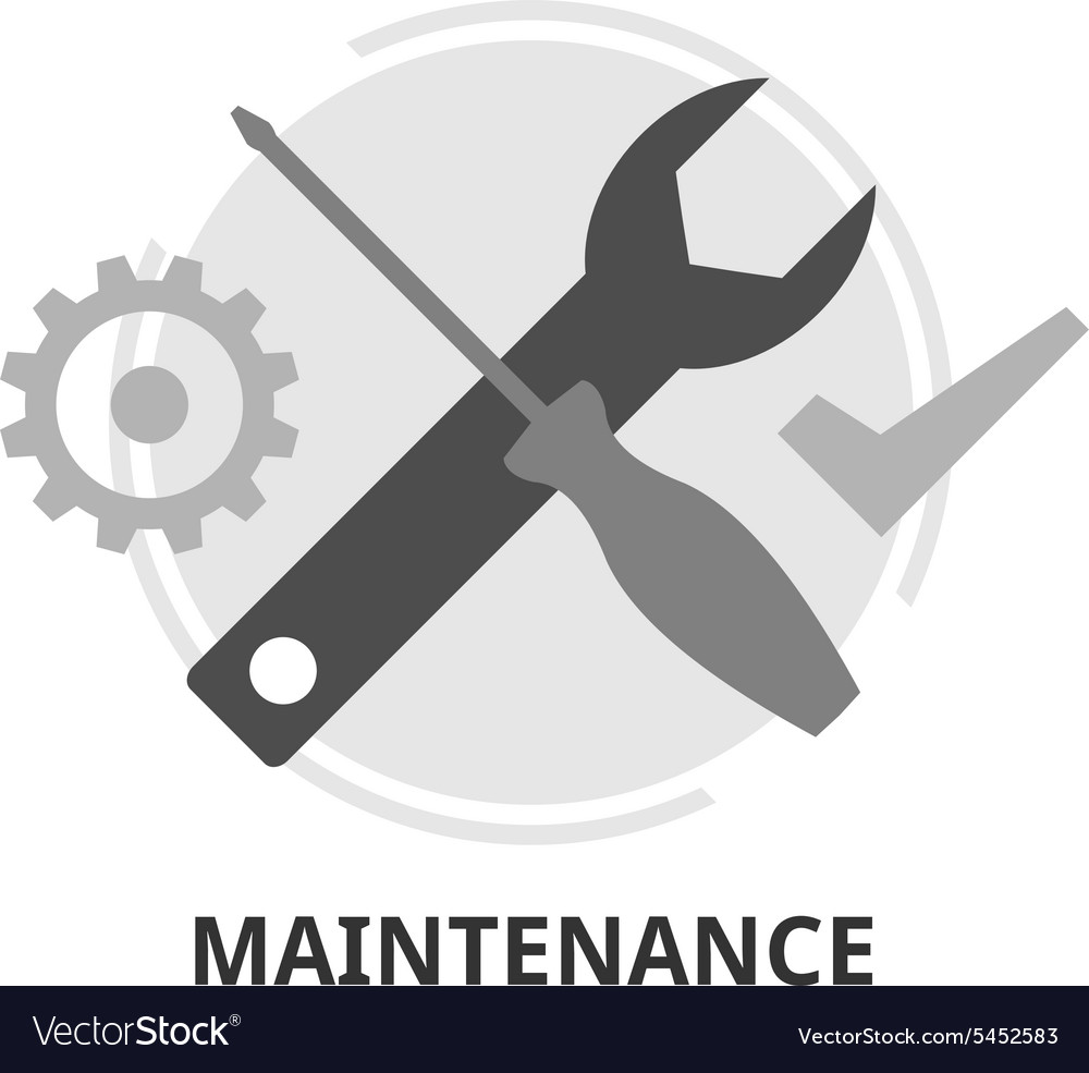Maintenance Royalty Free Vector Image - VectorStock