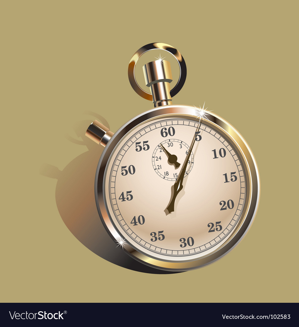 Stopwatch Royalty Free Vector Image - VectorStock