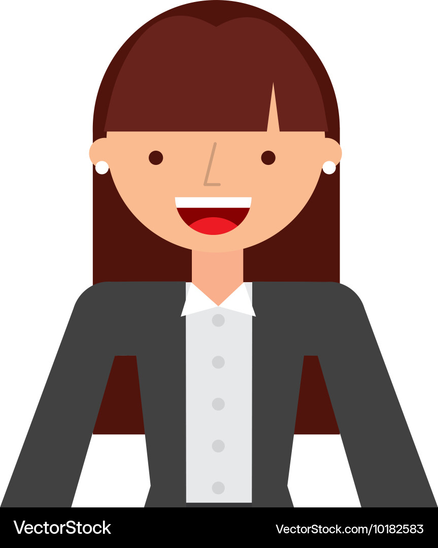 Woman female young icon Royalty Free Vector Image