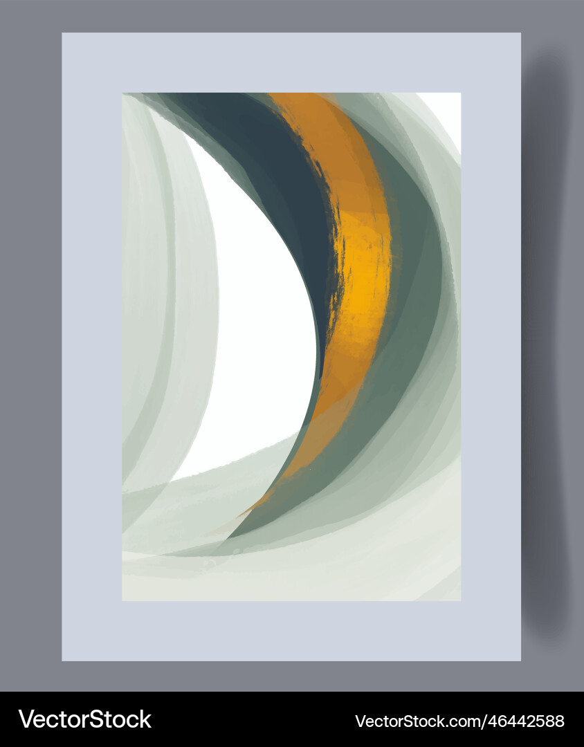 Abstract chaos simple imagination wall art print Vector Image