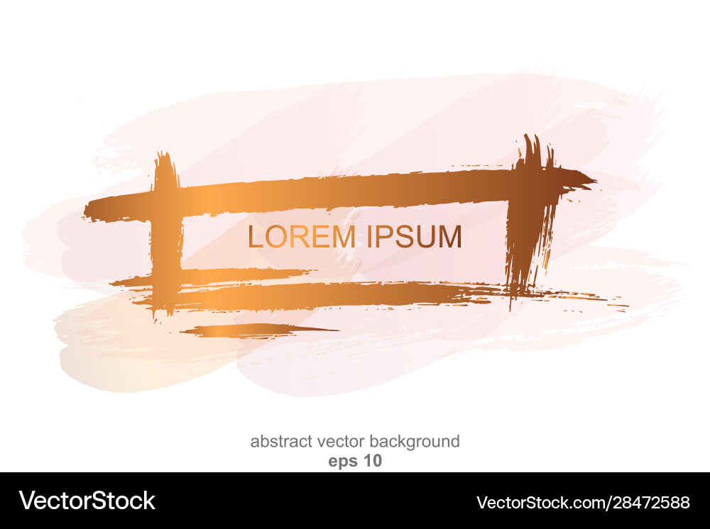 Delicate Pastel Background Abstract Brush Strokes Vector Image