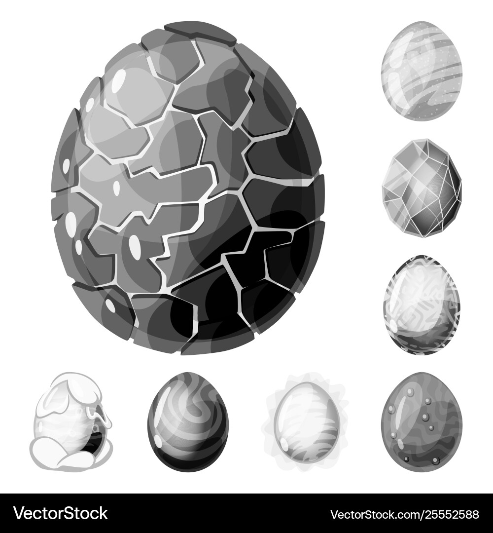 Isolated object monster and fantasy symbol Vector Image