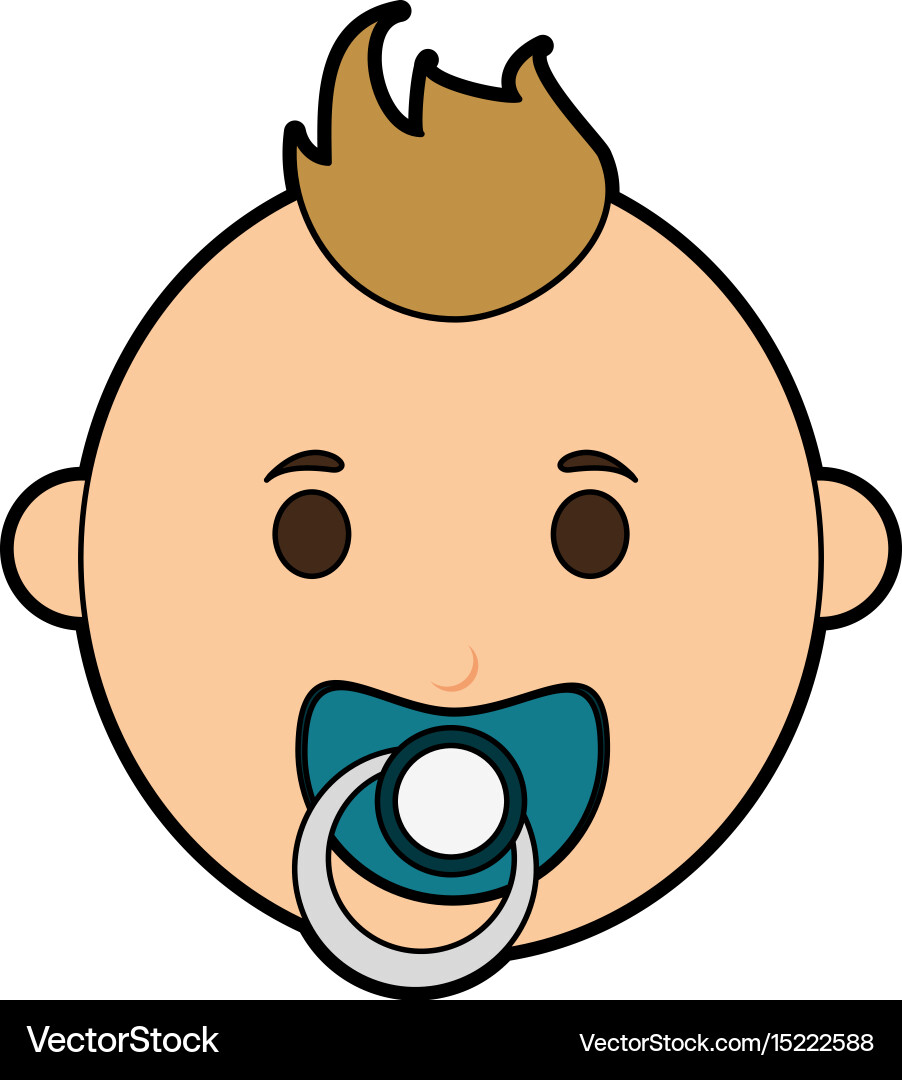 Male baby icon image Royalty Free Vector Image