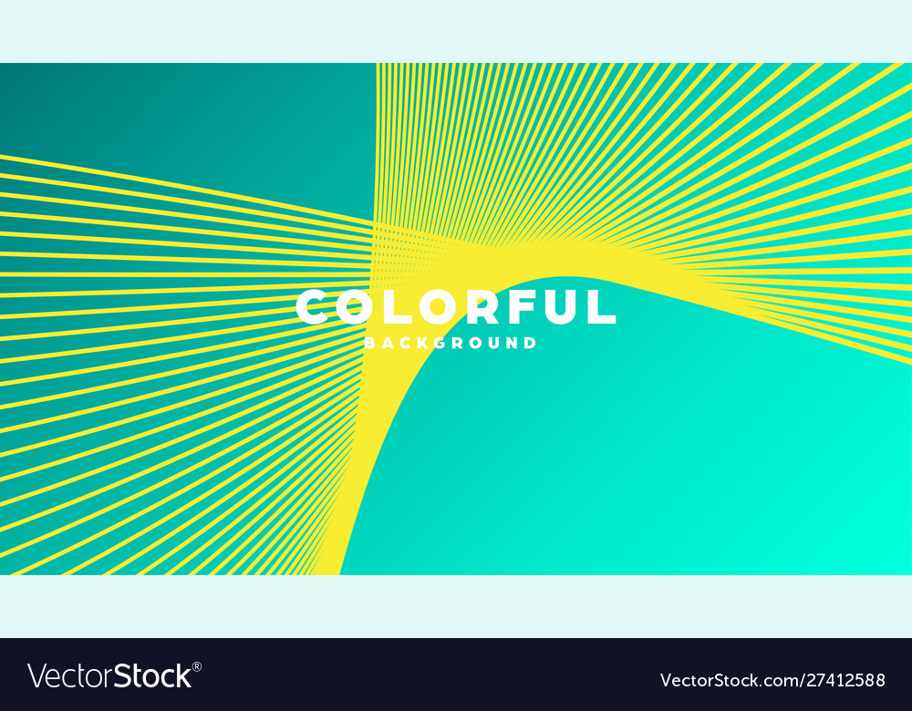Modern minimal colorful abstract background lines Vector Image