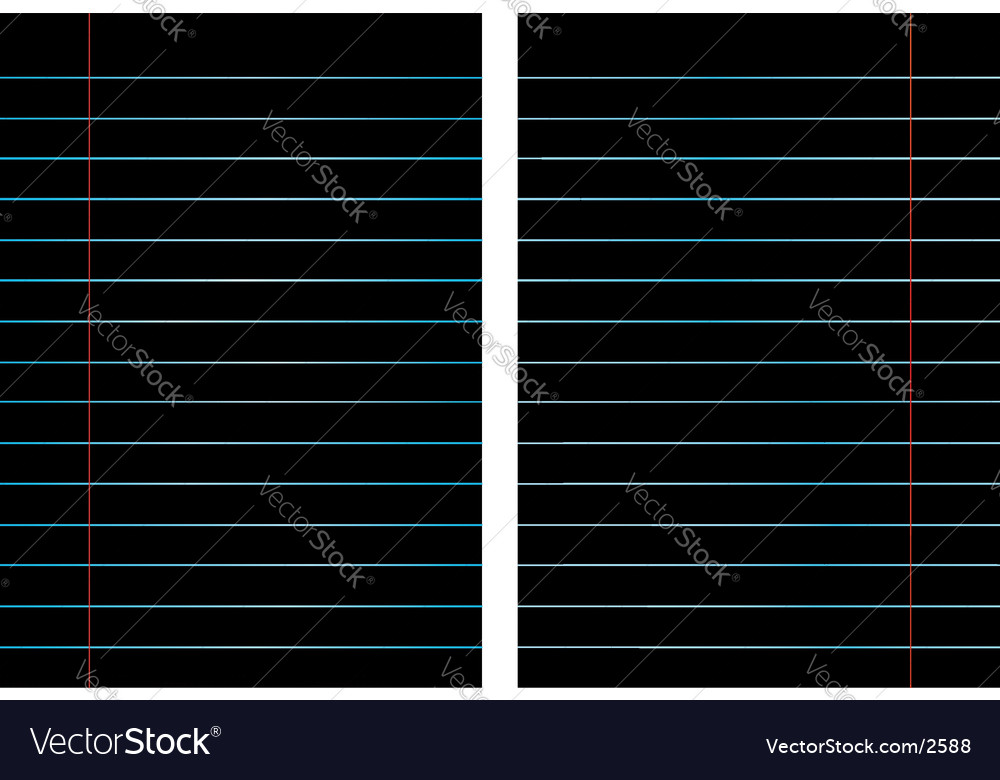 Notebook sheets Royalty Free Vector Image - VectorStock