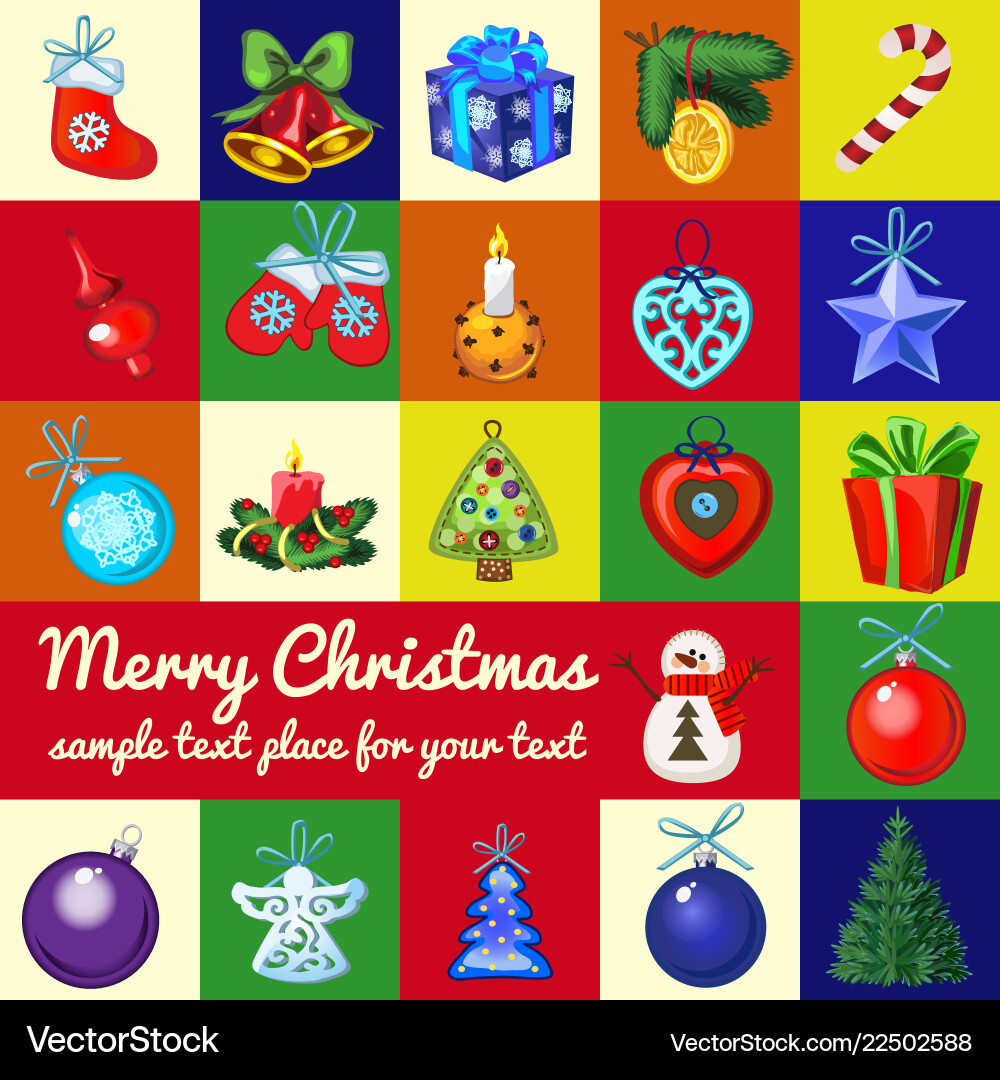 Sample design of placard with attributes Vector Image