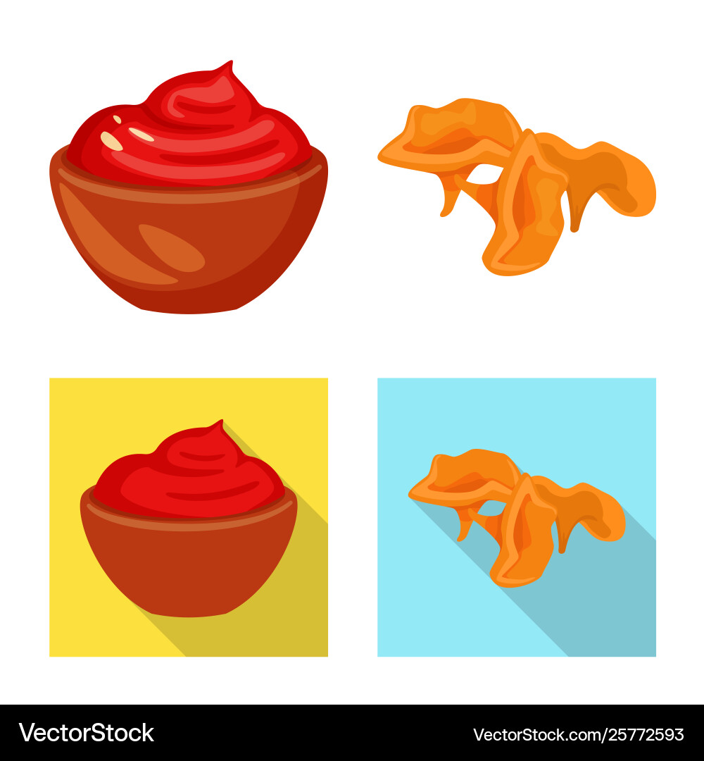 Design taste and product logo Royalty Free Vector Image