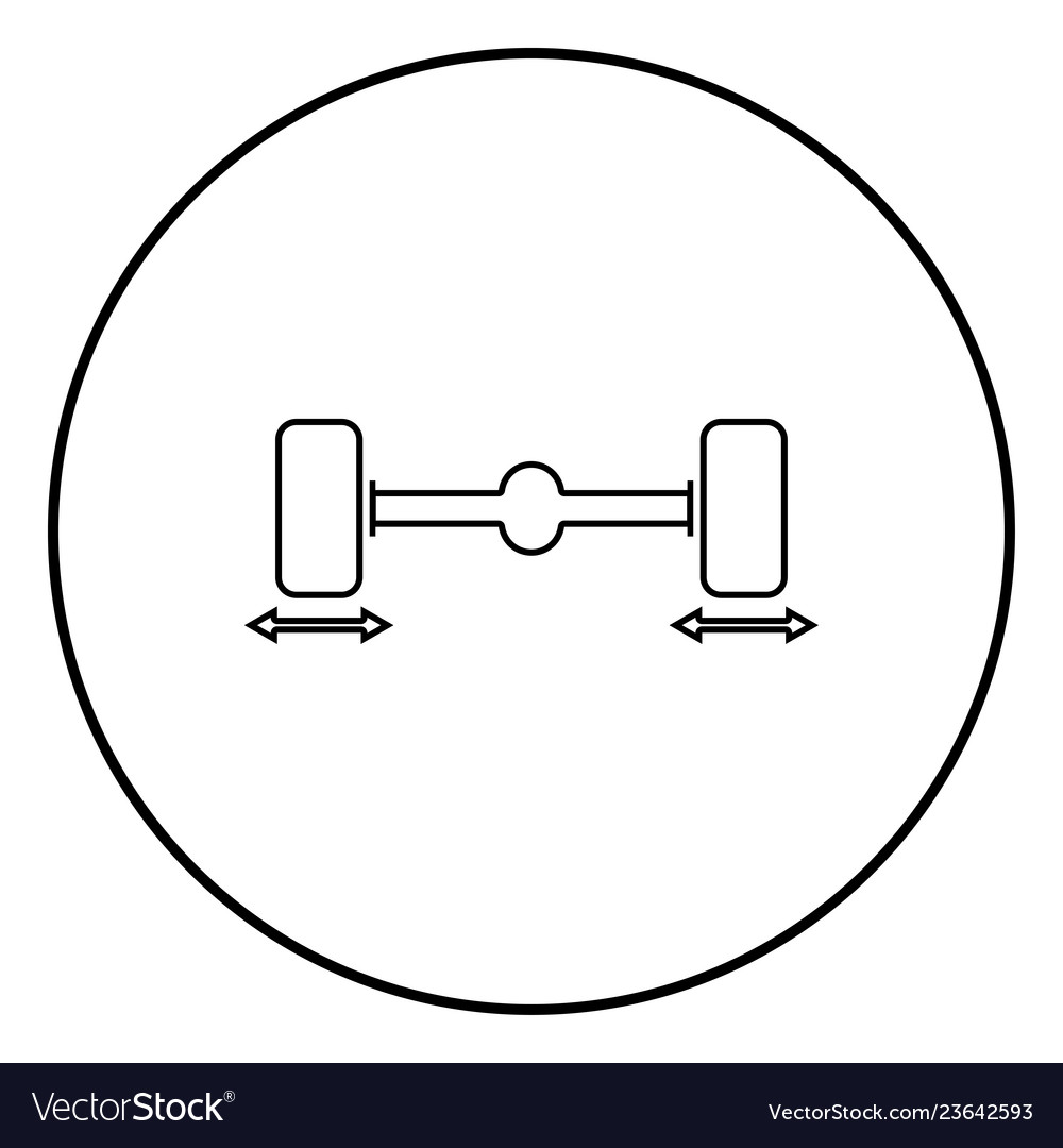 Fix car wheels computer wheel balancer icon black Vector Image Fix car wheels computer wheel balancer icon black Vector Image