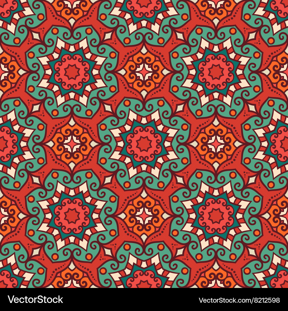 Ethnic seamless pattern Royalty Free Vector Image