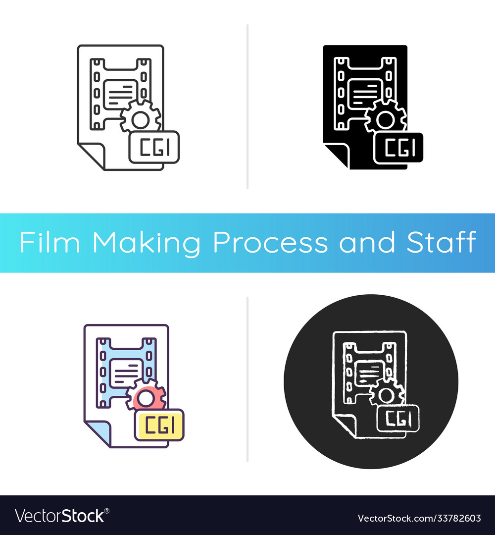 Cgi icon Royalty Free Vector Image - VectorStock