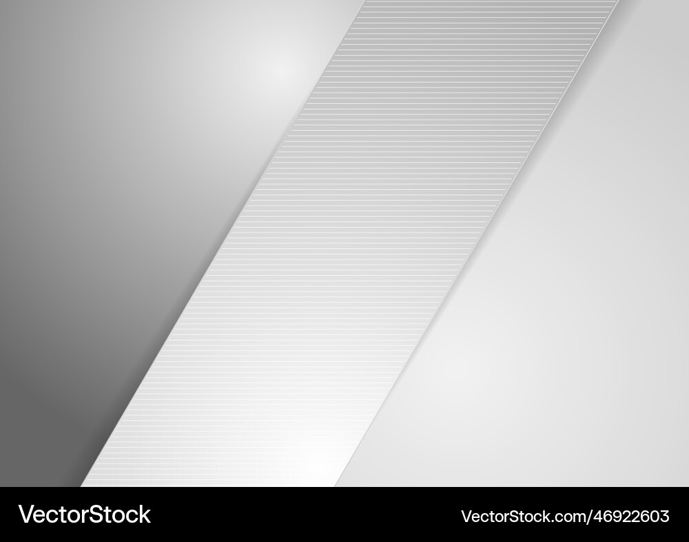 Grey white paper geometric abstract minimal Vector Image