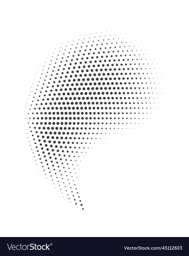 Halftone gradient shapes dots comic effect Vector Image