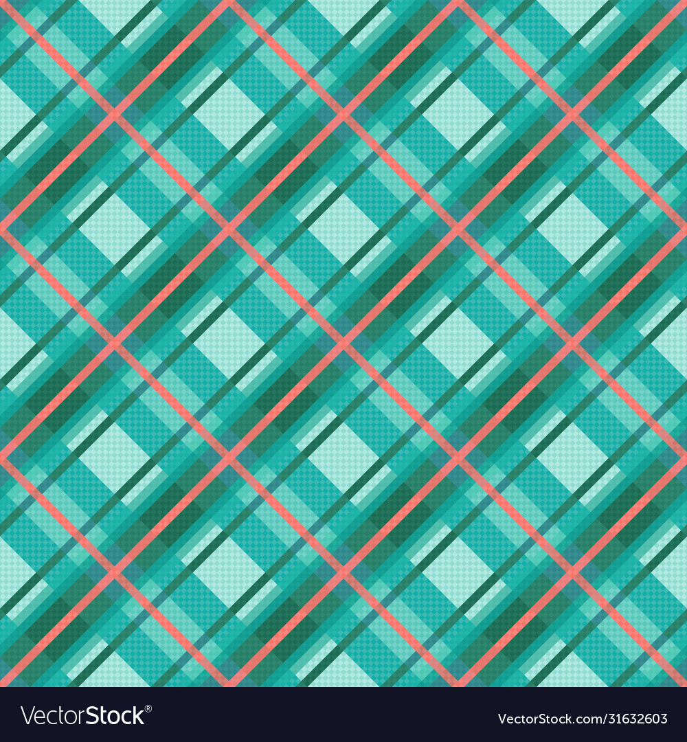 Seamless diagonal pattern in violet turquoise Vector Image