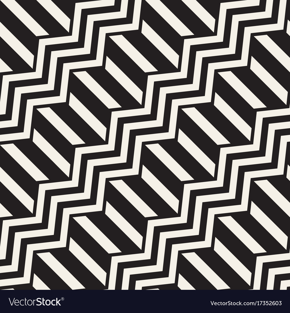 Seamless zigzag line pattern abstract Royalty Free Vector