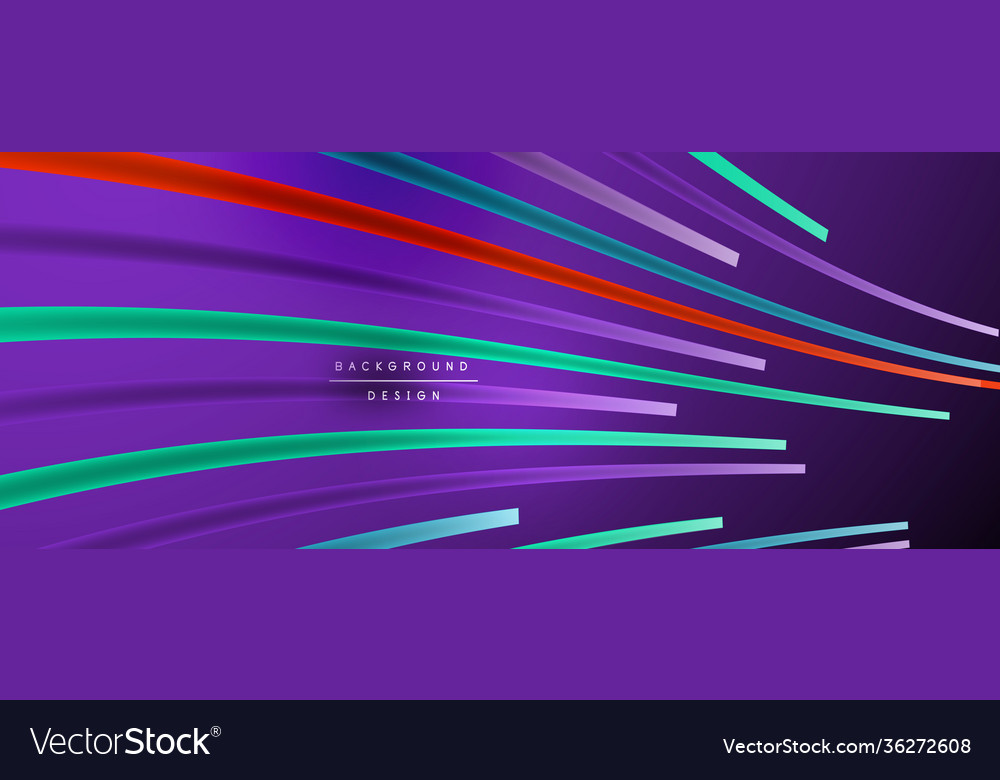 Abstract colorful lines background Royalty Free Vector Image