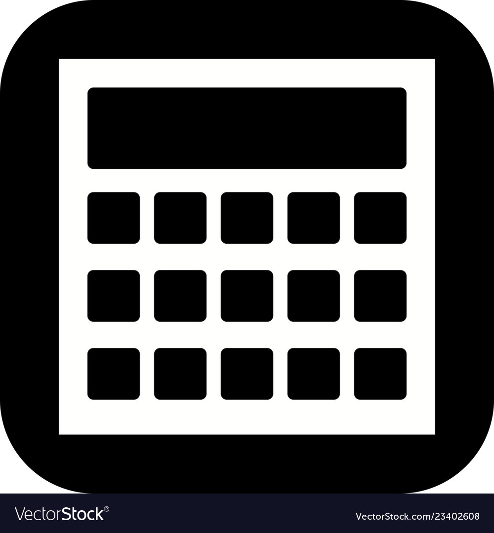 Calculation icon Royalty Free Vector Image - VectorStock