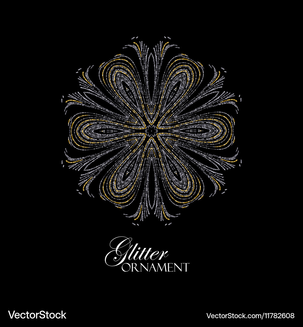 Holiday paillettes decoration Royalty Free Vector Image