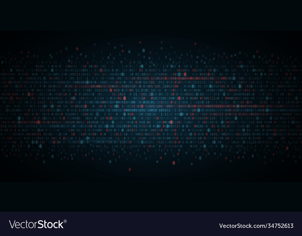 Abstract programming background blue and red Vector Image Abstract programming background blue and red Vector Image