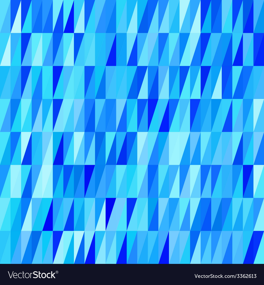 Blue triangle abstract background Royalty Free Vector Image