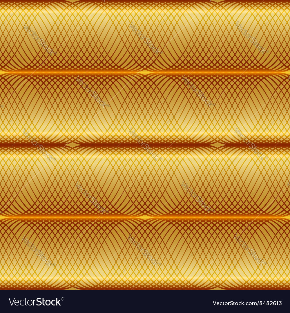 Gold seamless geometric pattern Royalty Free Vector Image