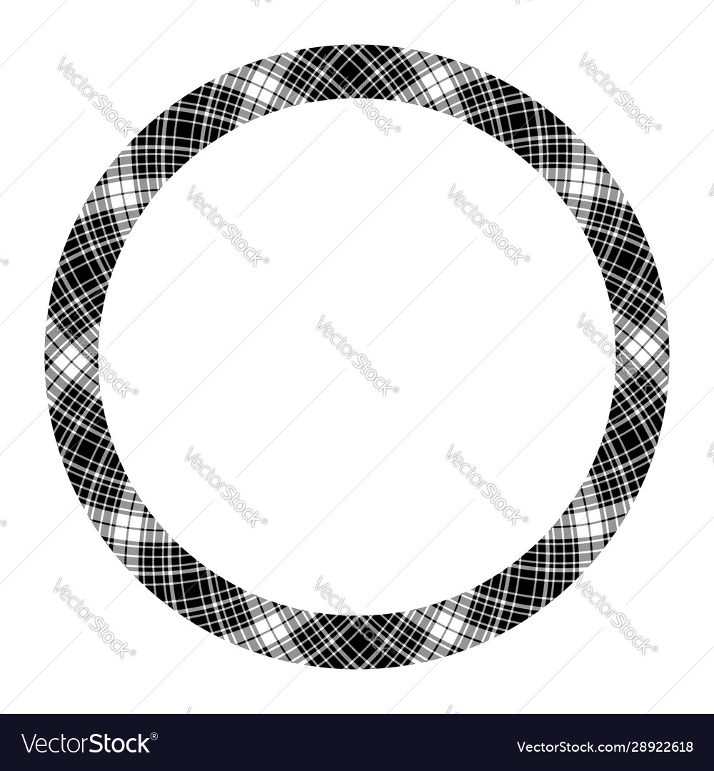 Circle borders and frames round border pattern Vector Image