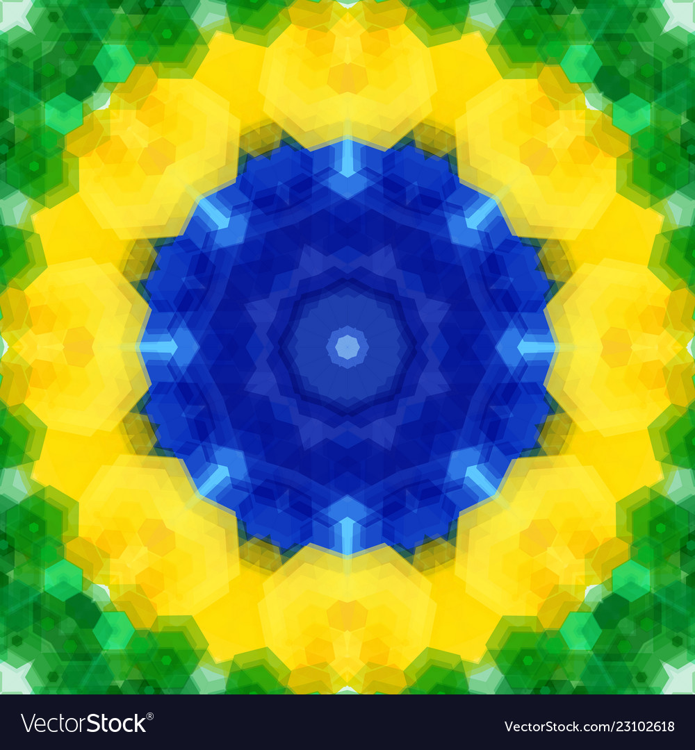 Circle pattern made hexagonal shapes Royalty Free Vector