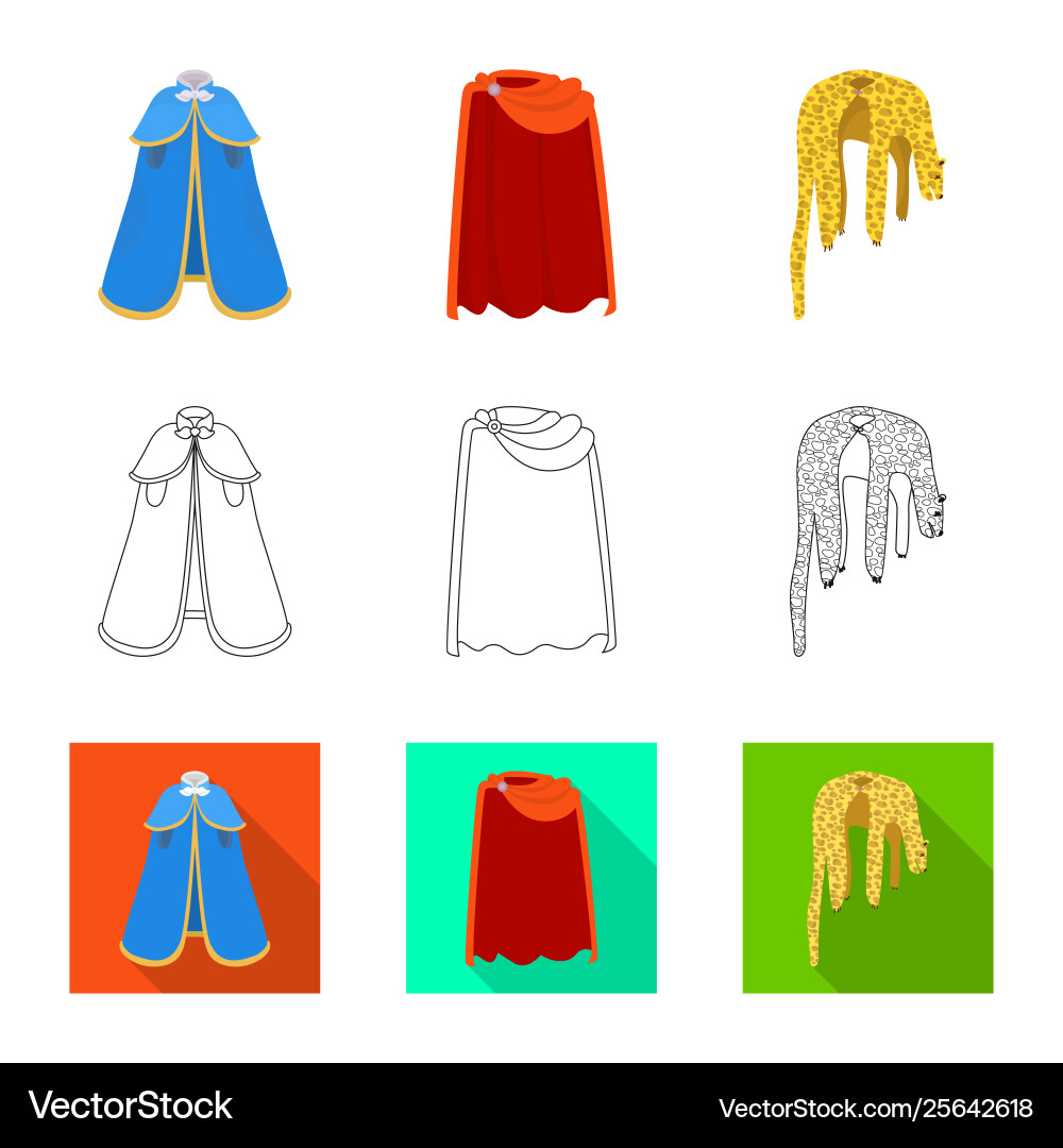 Material and clothing sign Royalty Free Vector Image