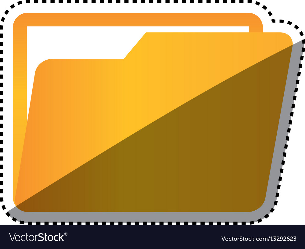 Folder business document Royalty Free Vector Image