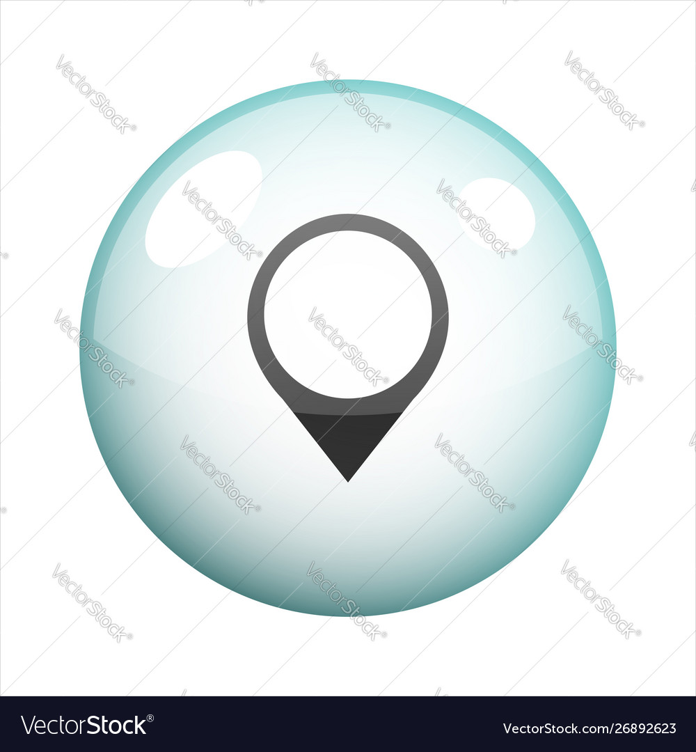 Pointer bubble icon Royalty Free Vector Image - VectorStock