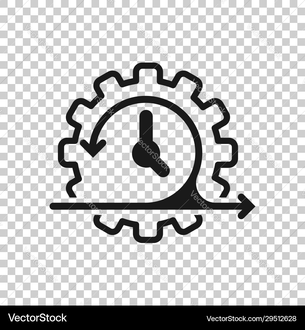 Agile icon in flat style flexible on white Vector Image