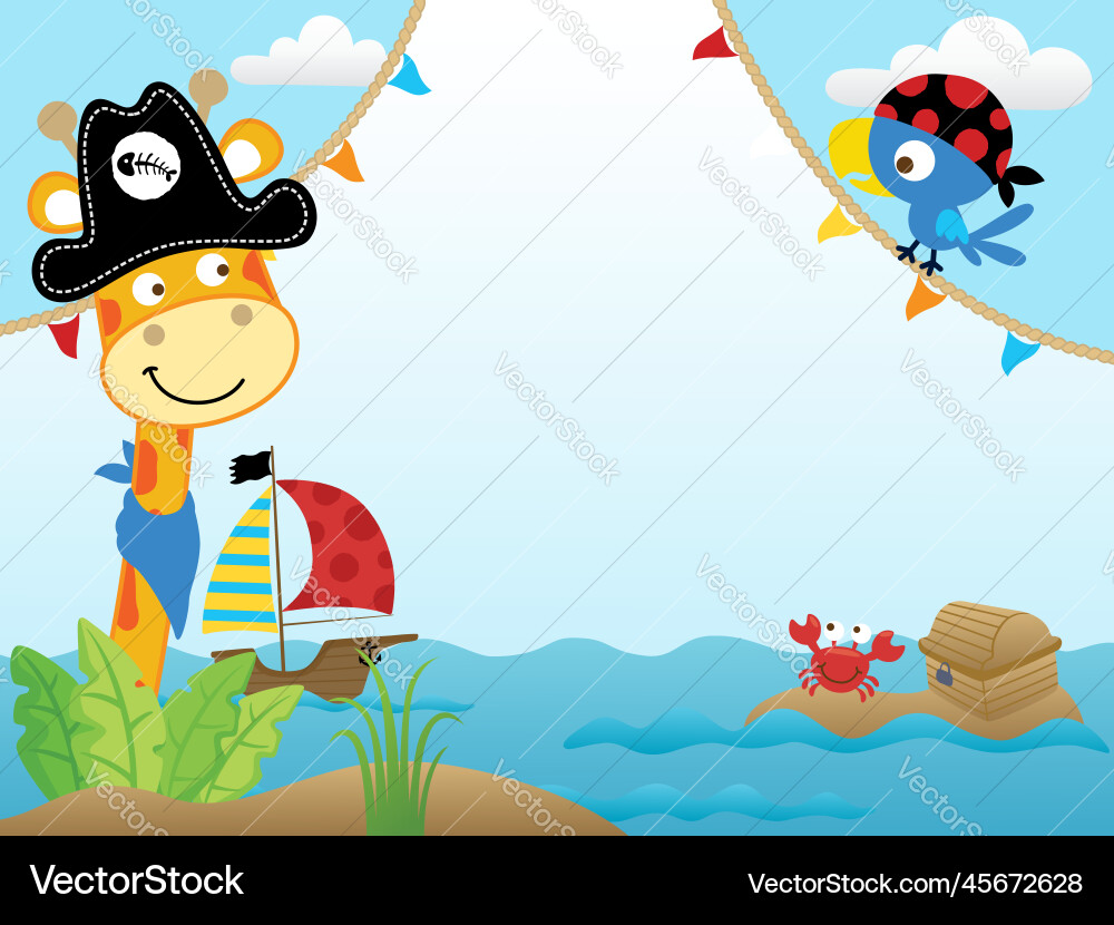 Cartoon of blank empty background frame funny Vector Image