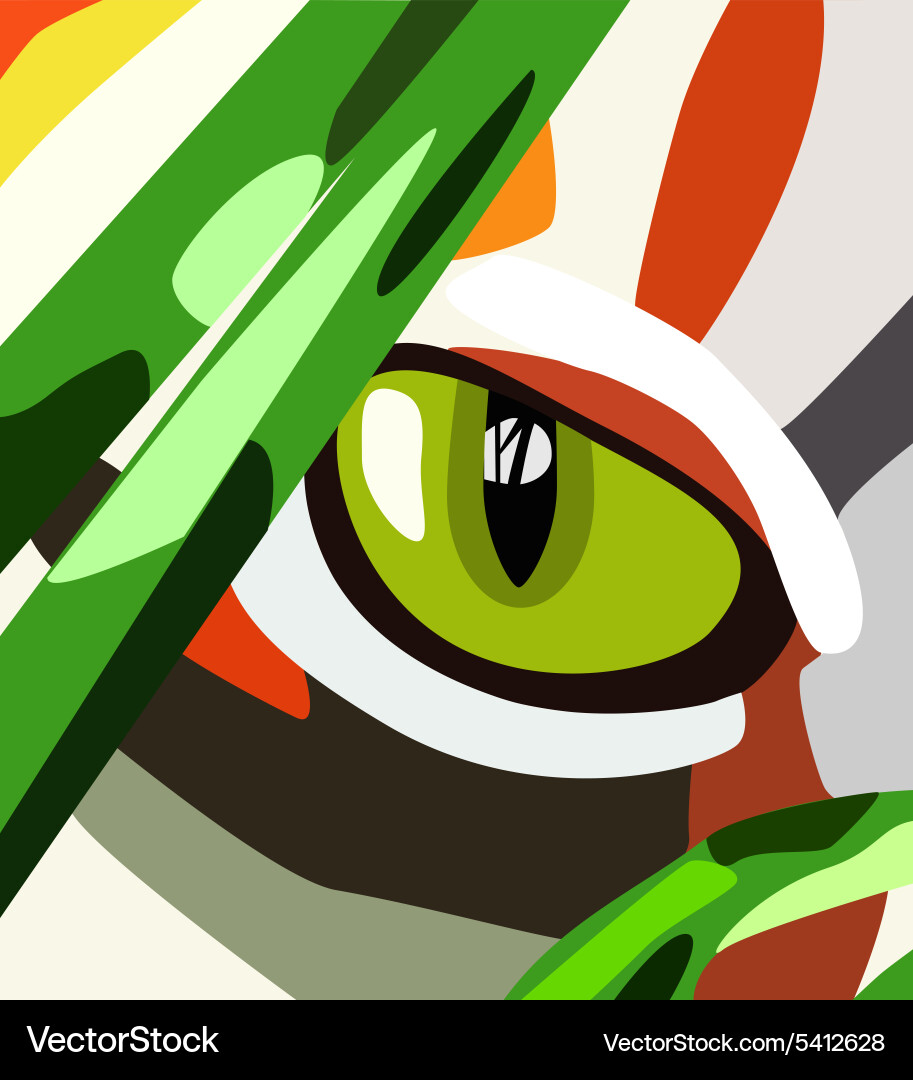 Cat eye Royalty Free Vector Image - VectorStock