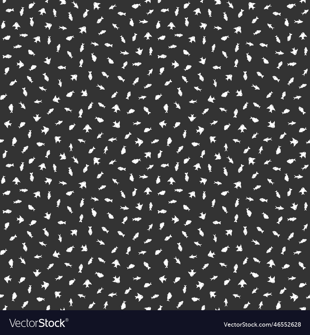 Fish seamless pattern background Royalty Free Vector Image