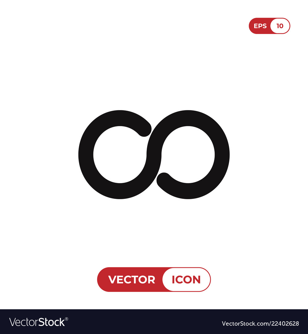 Infinity icon Royalty Free Vector Image - VectorStock